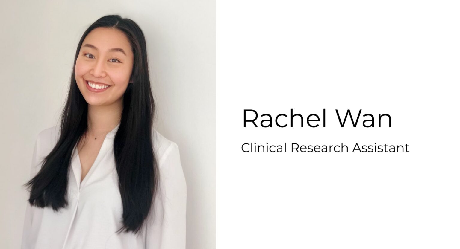 Staff Spotlight — Rachel Wan: OVCARE Clinical Research Assistant